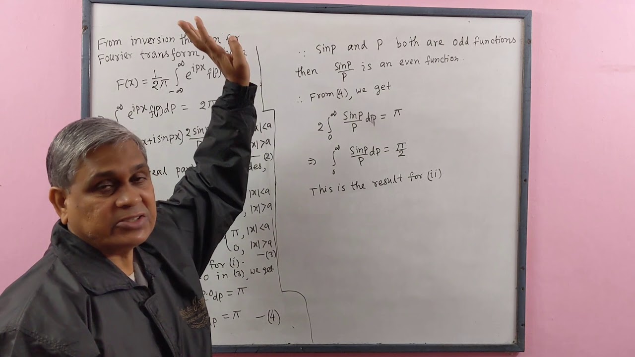 Fourier Transform, Lec- 6 (Inversion theorem and its applications), by ...