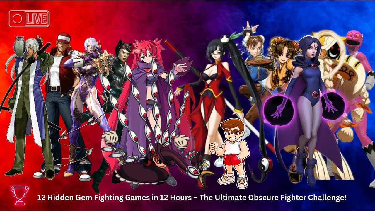 12 Hidden Gem Fighting Games in 12 Hours – The Ultimate Obscure Fighter Challenge! - YouTube