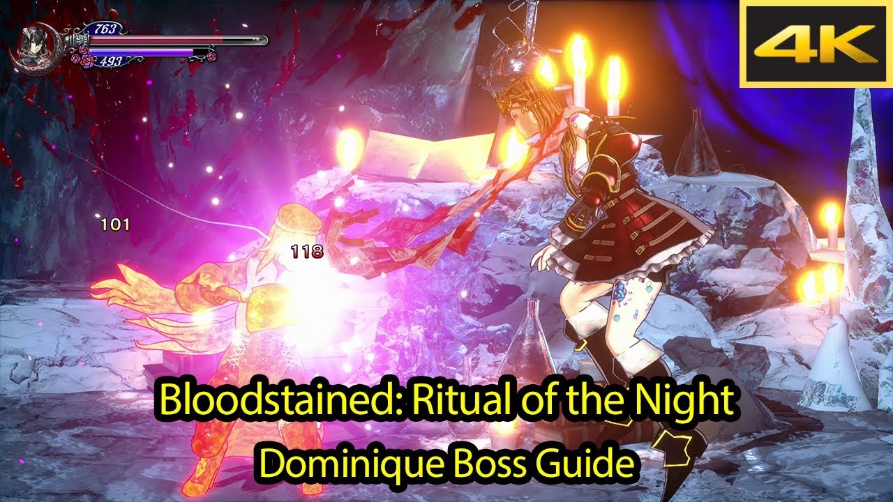 Dominique Boss Guide [4k 60fps] - Bloodstained Ritual of the Night ...