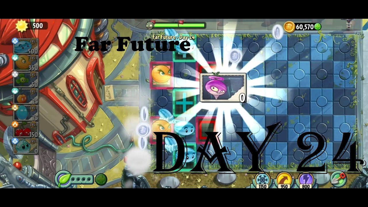 Tile Turnip - Far Future Day 24 - Plants vs Zombies 2 - YouTube