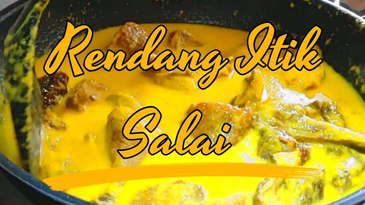 RENDANG ITIK SALAI | SMOKE DUCK RENDANG - YouTube