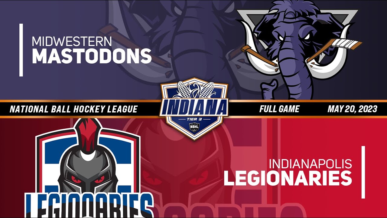 NBHL Indiana Tier 3: Indianapolis Legionaries vs Midwestern Mastodons ...