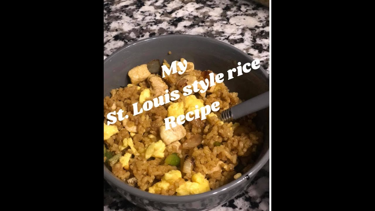 My St.Louis Style rice recipe 🍚 - YouTube