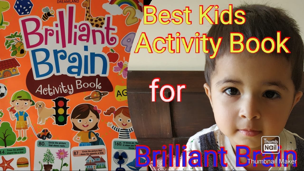 Brilliant Brain Activity Book | Best Activity Book For Kids | Kids ...