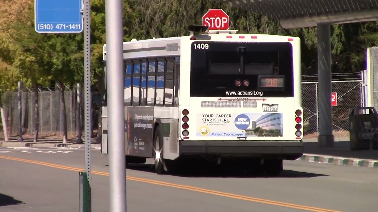 AC Transit - Gillig Advantage 40' Route 216 #1409 - YouTube