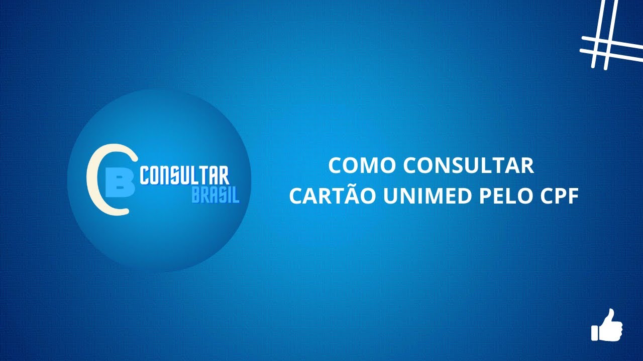 COMO CONSULTAR CARTÃO UNIMED PELO CPF - CONSULTAR BRASIL - YouTube