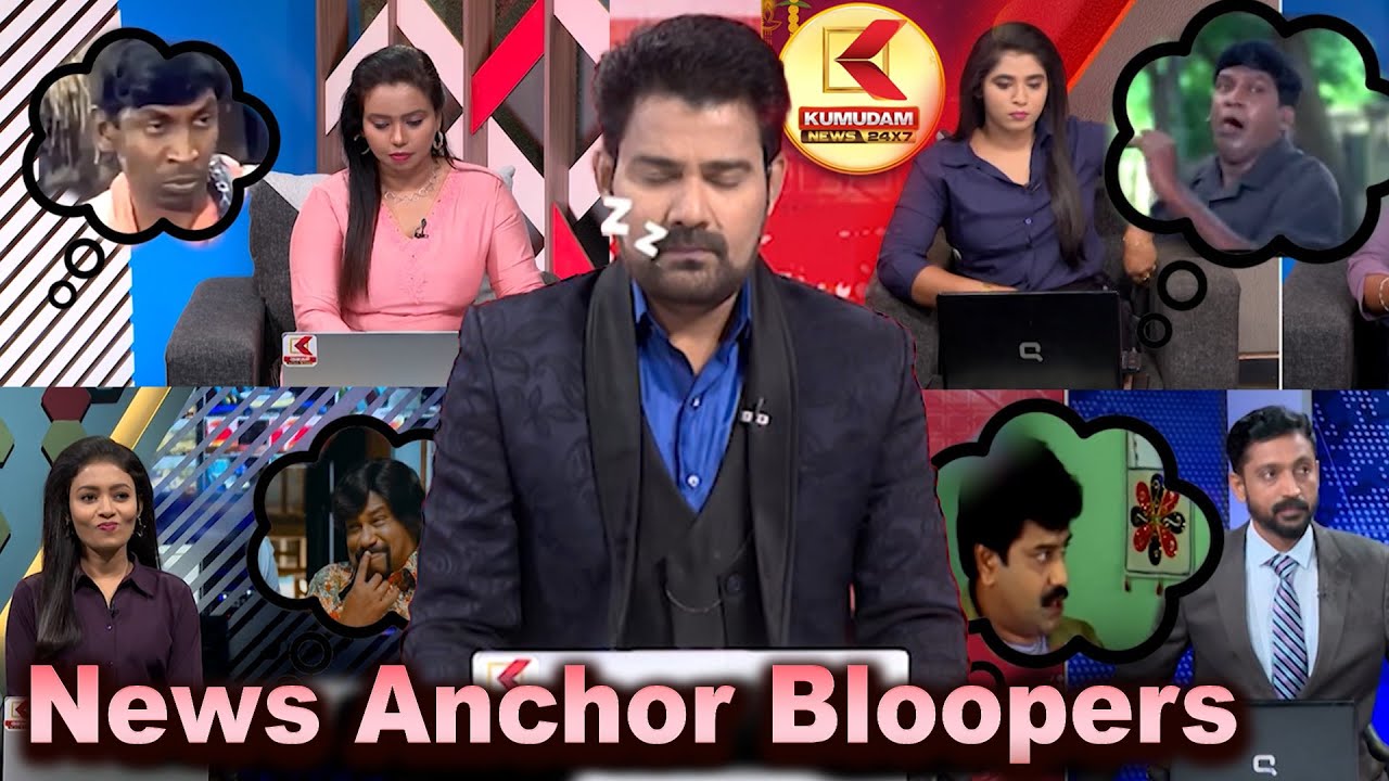 News Reader Bloopers 2025 | 2ஆம் ஆண்டில் குமுதம் நியூஸ் 24x7 | Anchor ...