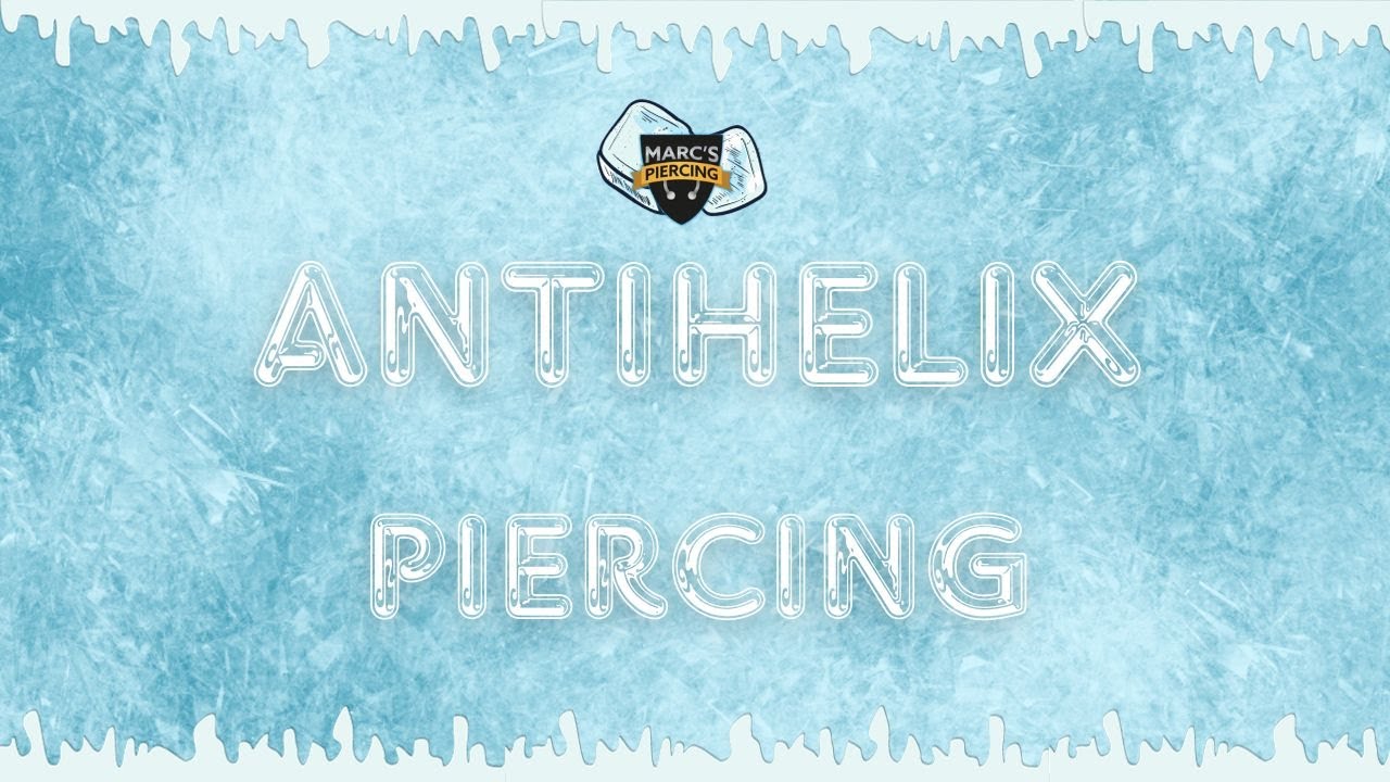 Wo genau sticht man Antihelix? 🤨🤔┃💉Marc's Piercing TV - YouTube