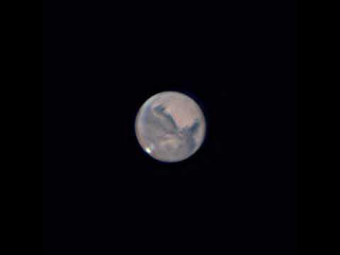 Mars rotation animation from live stream - YouTube