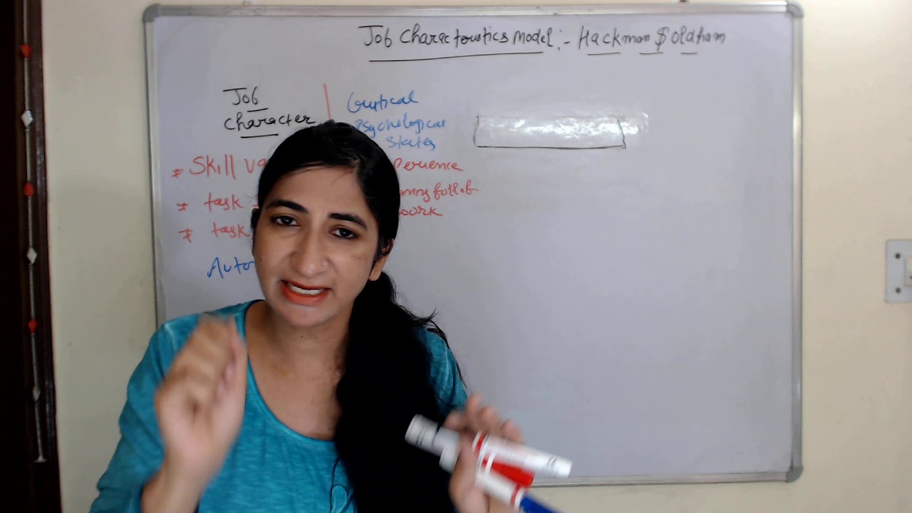 Job Characteristics Model - Hackman & Oldham - YouTube