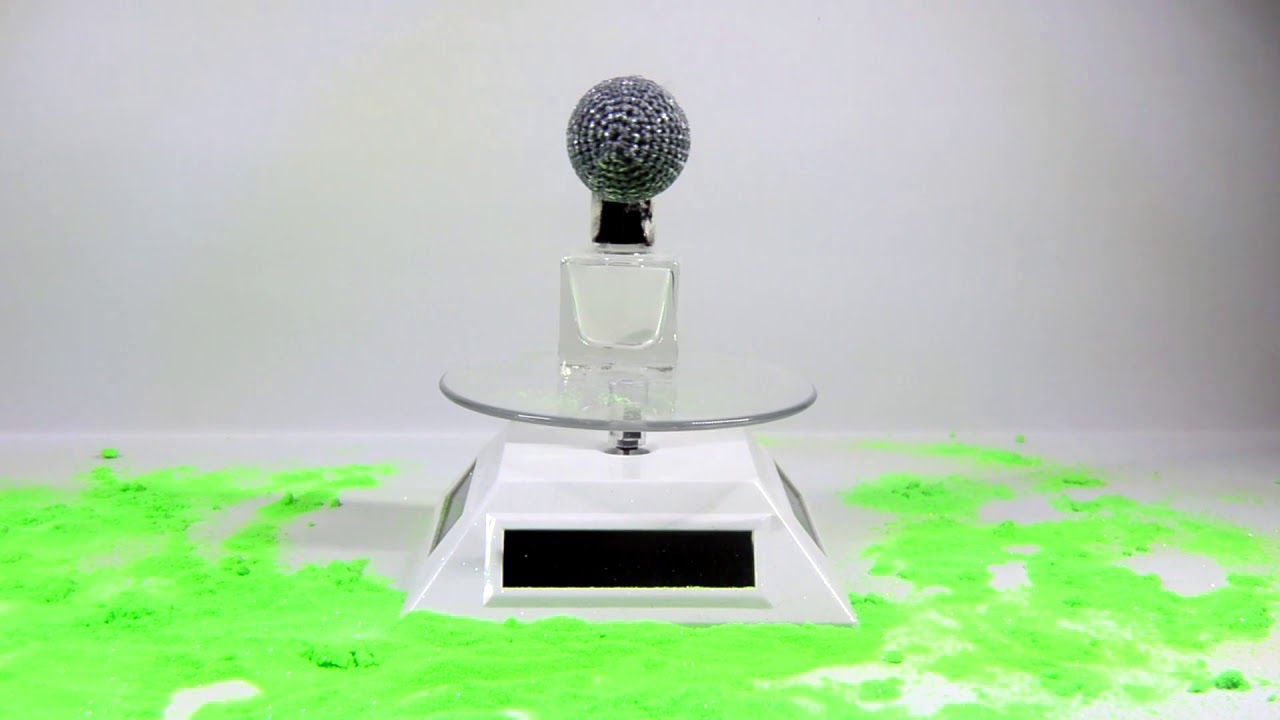 Solar Showcase - JD ---- Display stand , Rotating Display - YouTube