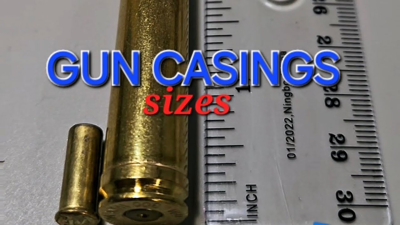 GUN CASINGS || Measuring sizes and Looking back on gun casing's labels ...