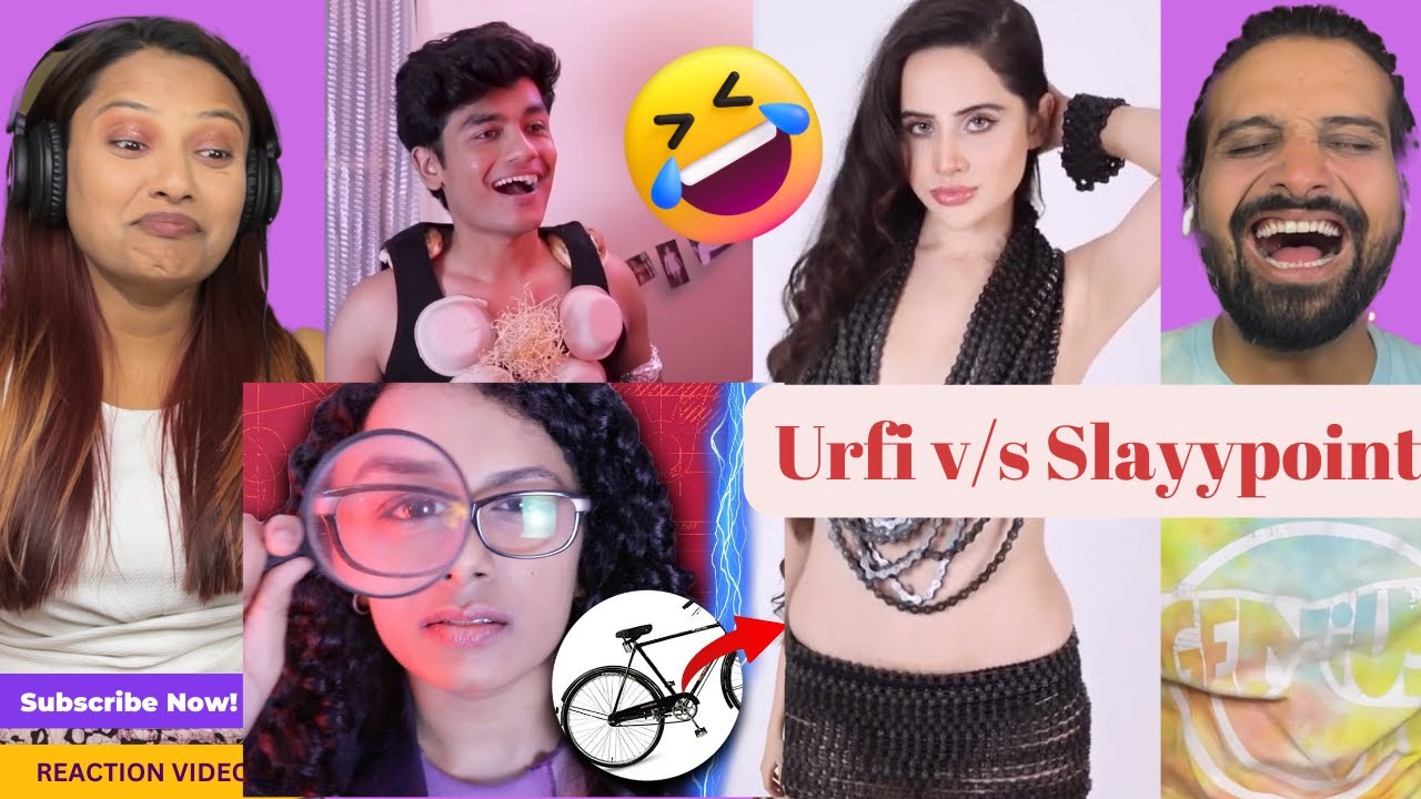 REACTION on SLAYY POINT | Weirdest Fashion Decoded - Urfi Javed ...