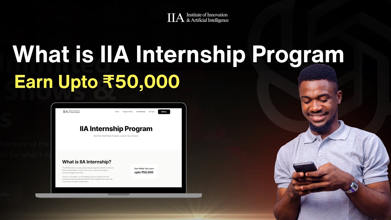 What is IIA internship Program | Earn Upto 50k | Prince Singh - YouTube