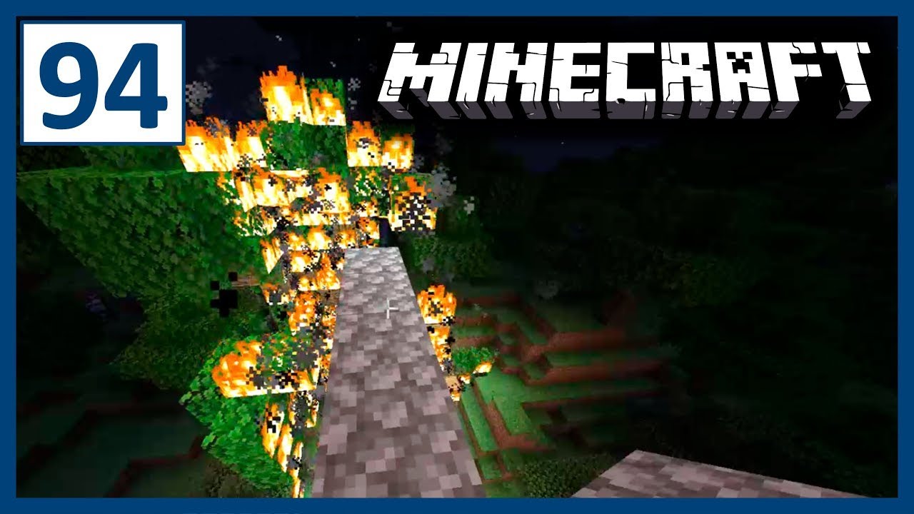 🎮 MINECRAFT 94: Provoquei incêndios para poder aumentar a minha ponte ...