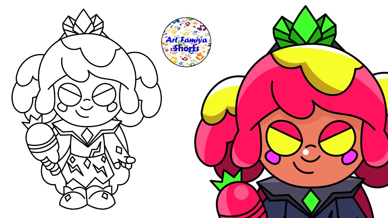 Sketch Magma Mandy Brawl Stars | Sketch Drawing | Brawl Stars | Step by ...