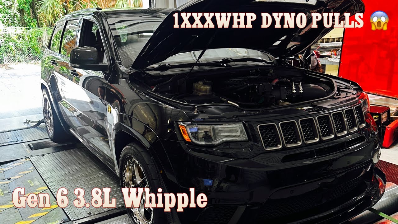 Gen 6 3.8L Whipple Trackhawk makes CRAZY POWER on the Dyno! - YouTube