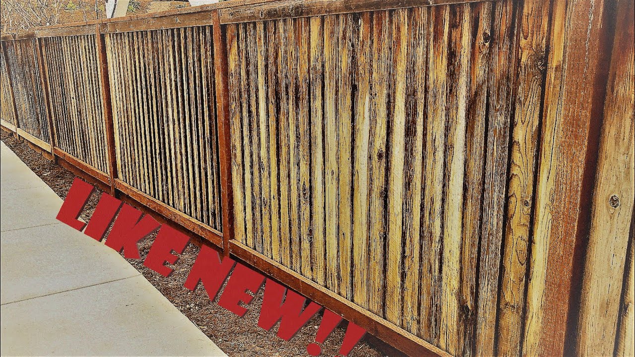 DIY Our Yard Fence FELL DOWN, How To Fix It on a Budget!! - YouTube