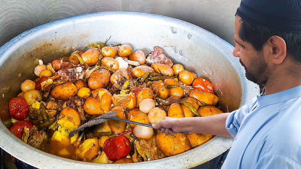 30 KG Namkeen Rosh Recipe | Giant Size Rosh Prepared | Dum Pukht Recipe ...