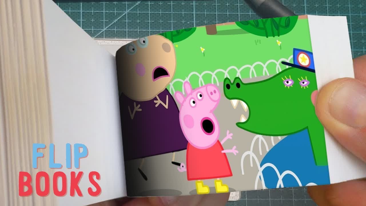 Flip Book - Peppa Pig English Episodes - Meeting Wild Animals with ...