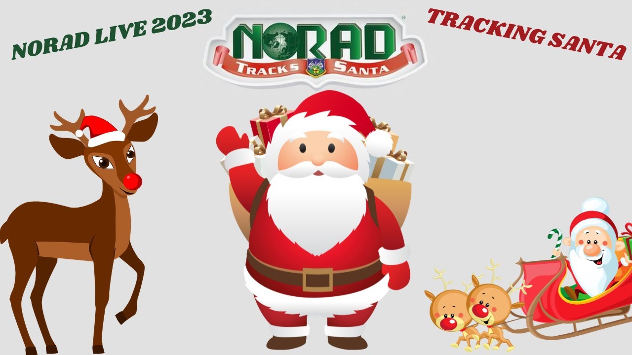 🔴Live Norad Santa Tracking 2023! Come Watch Santa Travel Across the ...