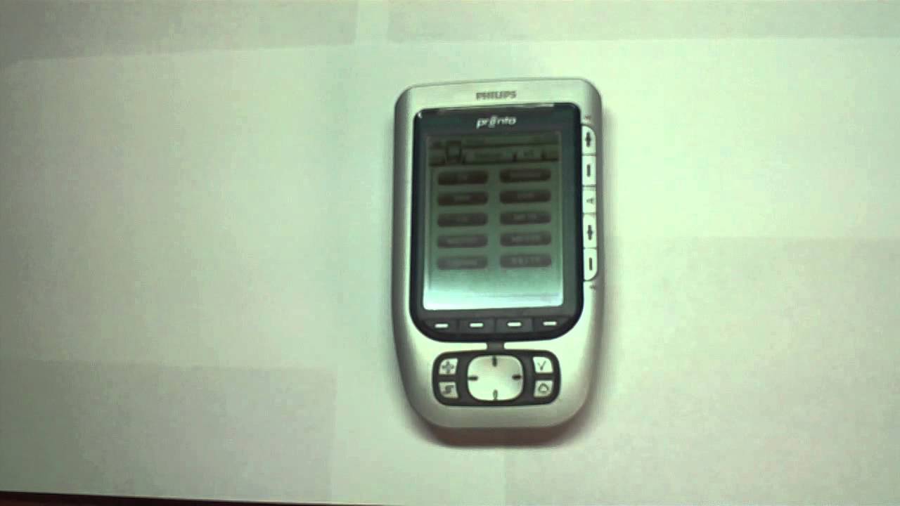 Philips Pronto TSU3000 remote control - dead touchscreen - YouTube
