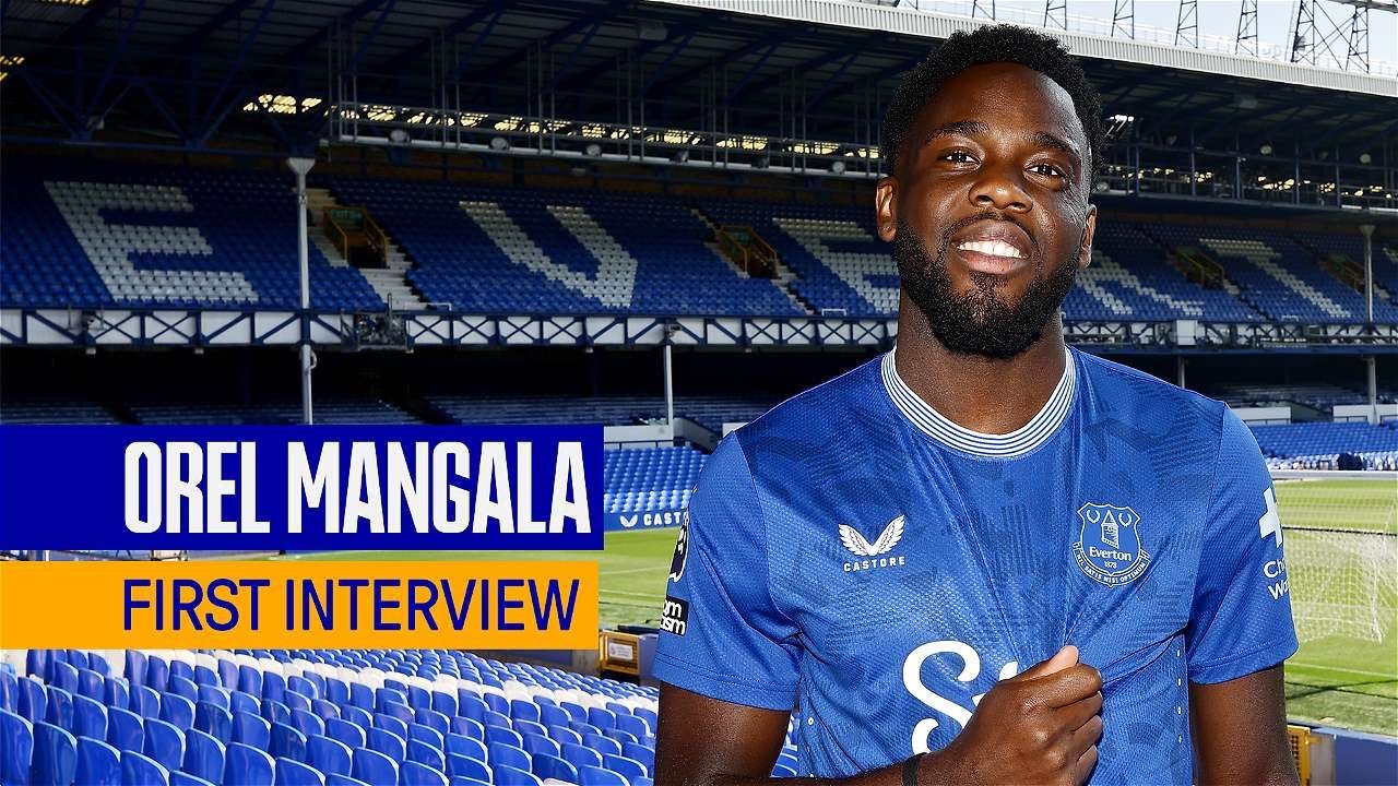 OREL MANGALA SIGNS FOR EVERTON 🔵!! | Midfielder joins on loan from Lyon ...