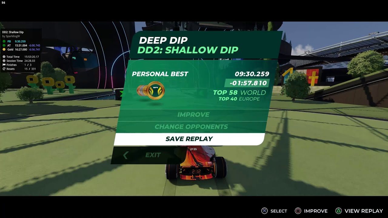 Shallow Dip in 9:30.259 - YouTube