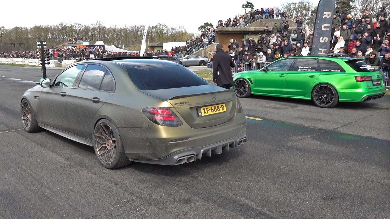 BRABUS Mercedes-AMG E63 S 4Matic+ vs ABT Audi RS6 Avant C7 with Milltek ...