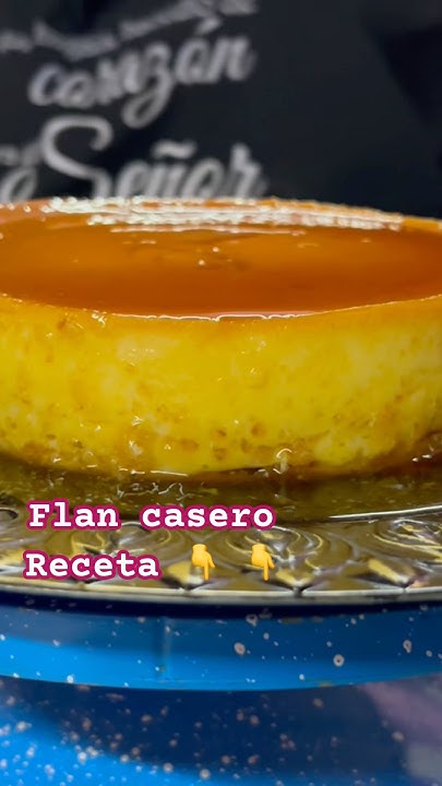El mejor flan 🍮 casero con solo 3 ingredientes #cocina #flan #video # ...