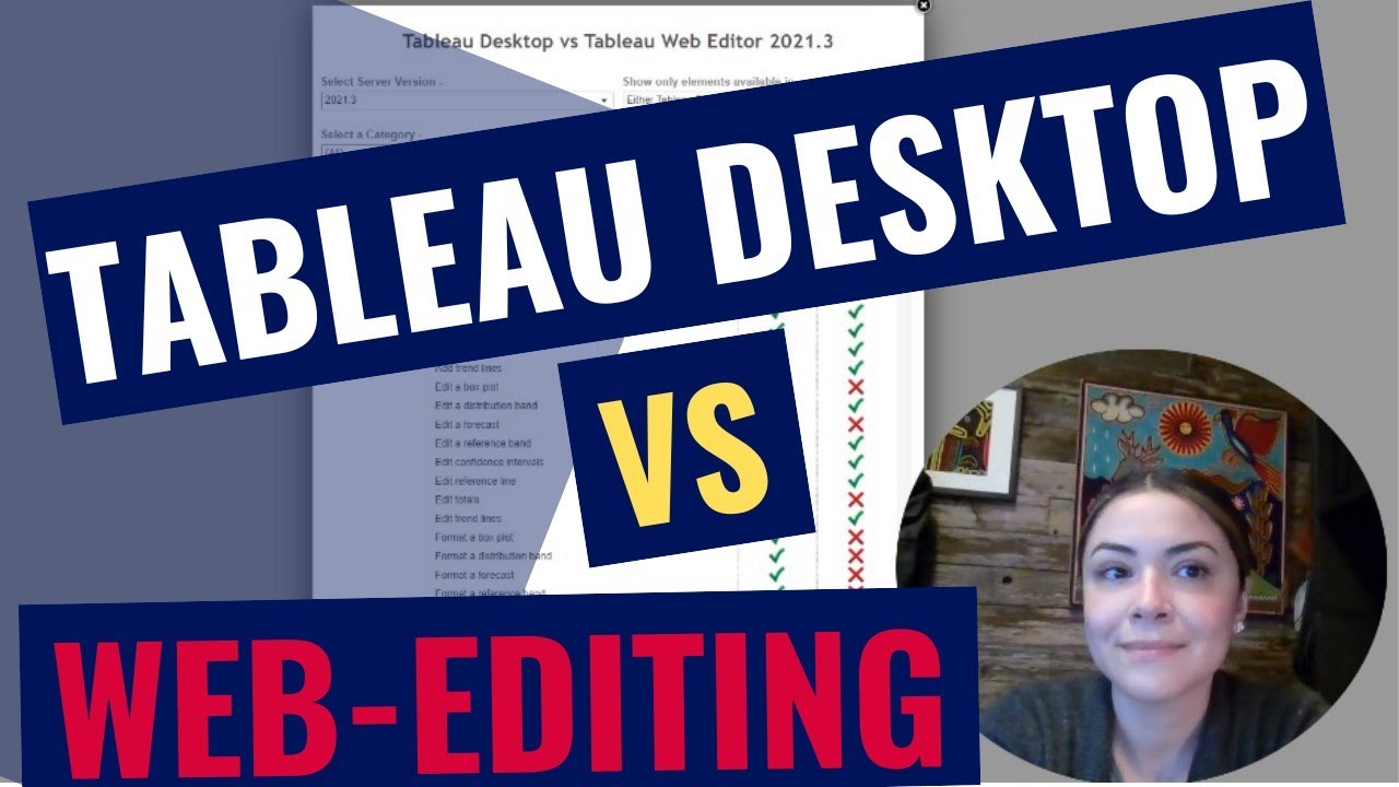 Tableau Desktop vs Web Editing - YouTube