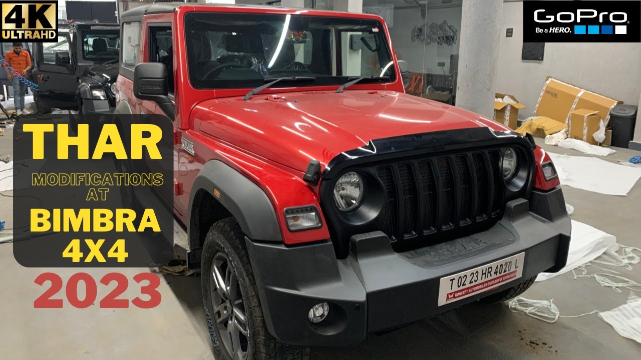 Mahindra Thar Modifications at Bimbra 4X4 - 2023 Mods | Mahindra Thar ...