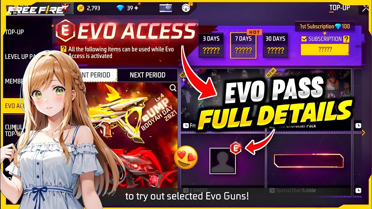 NEW EVO ACCESS EVENT FULL DETAILS ! 😍 FREE EVO GUNS FOR EVERYONE | FREE ...