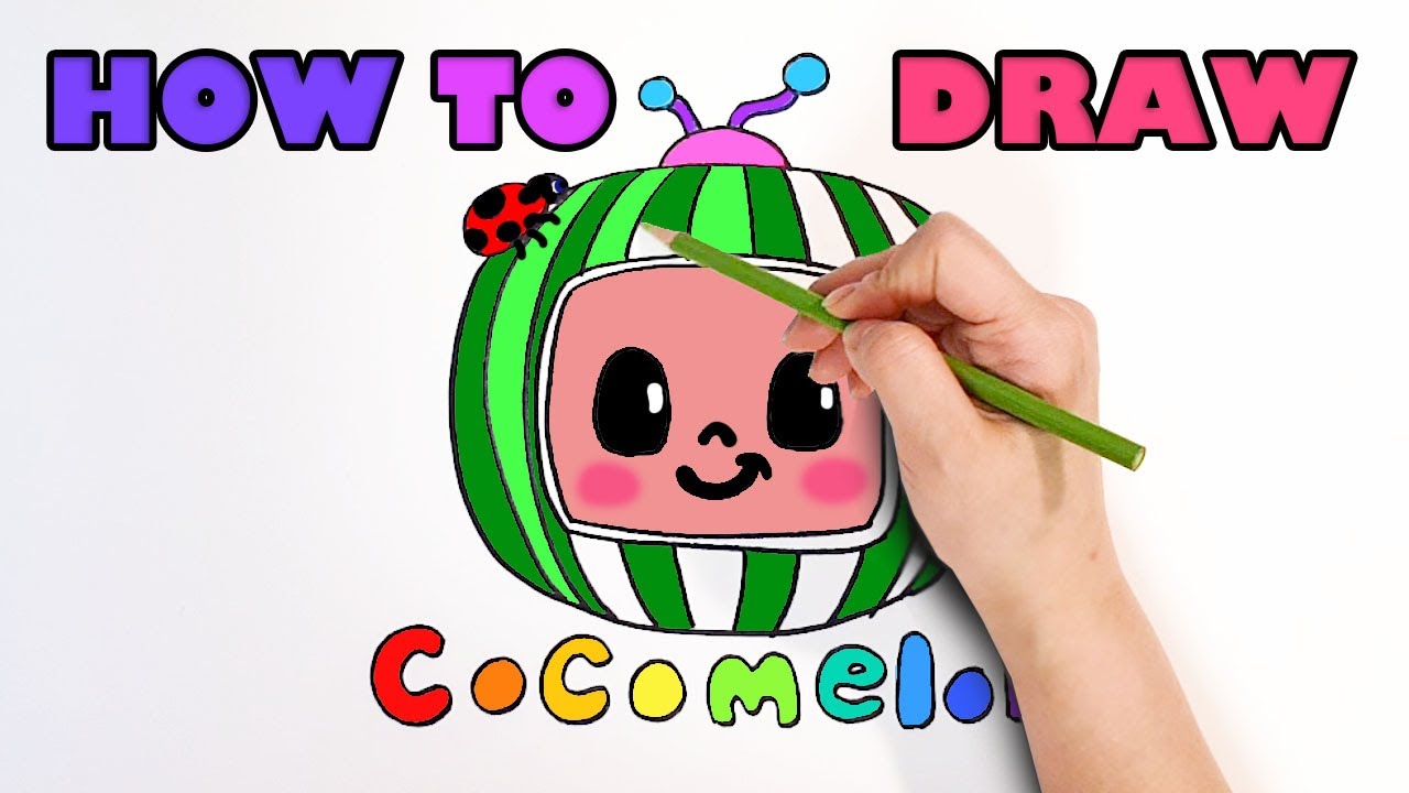 How to Draw cocomelon - Drawing and Coloring step by step - free ...