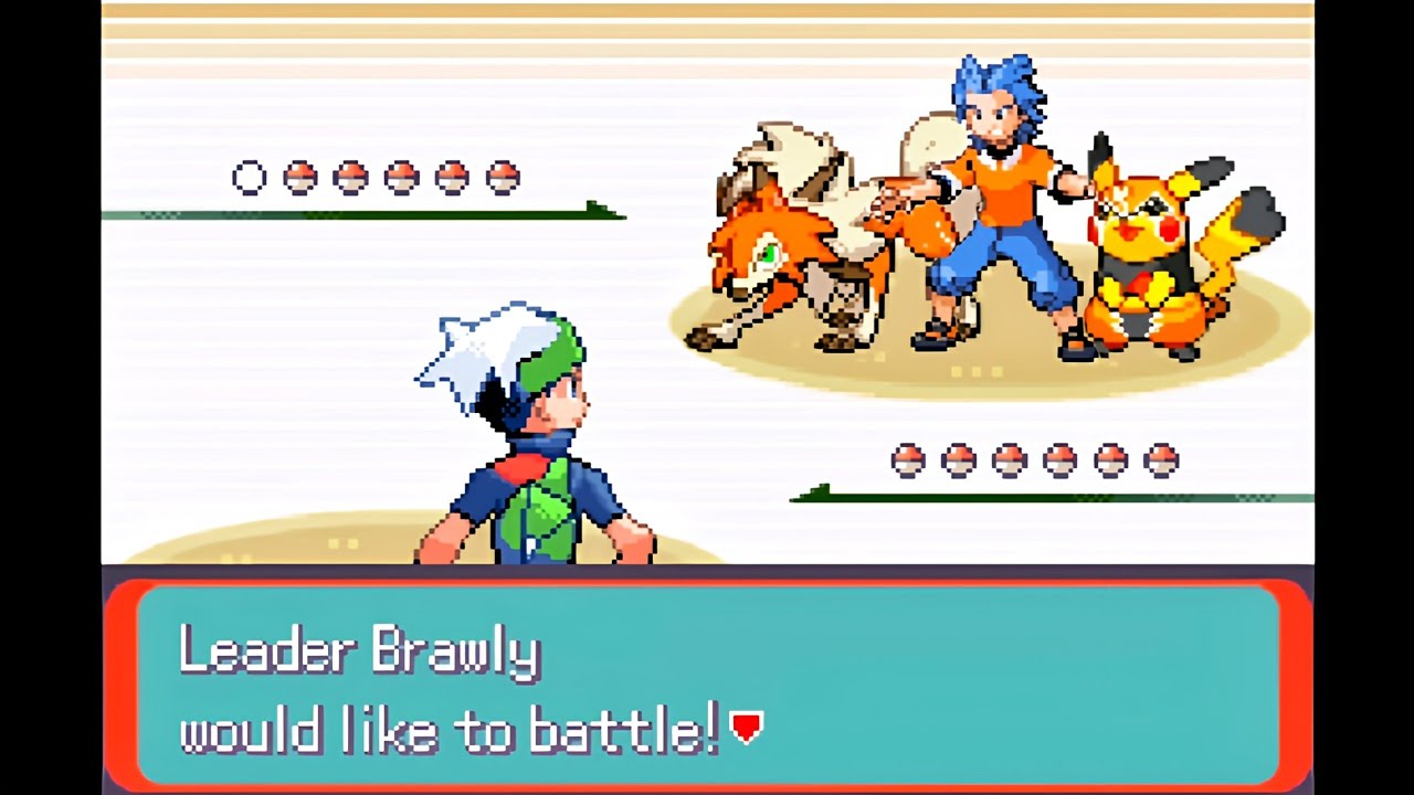 Pokemon Emerald Imperium - Hoenn Leader Brawly @ Dewford Gym (Low Sweep ...