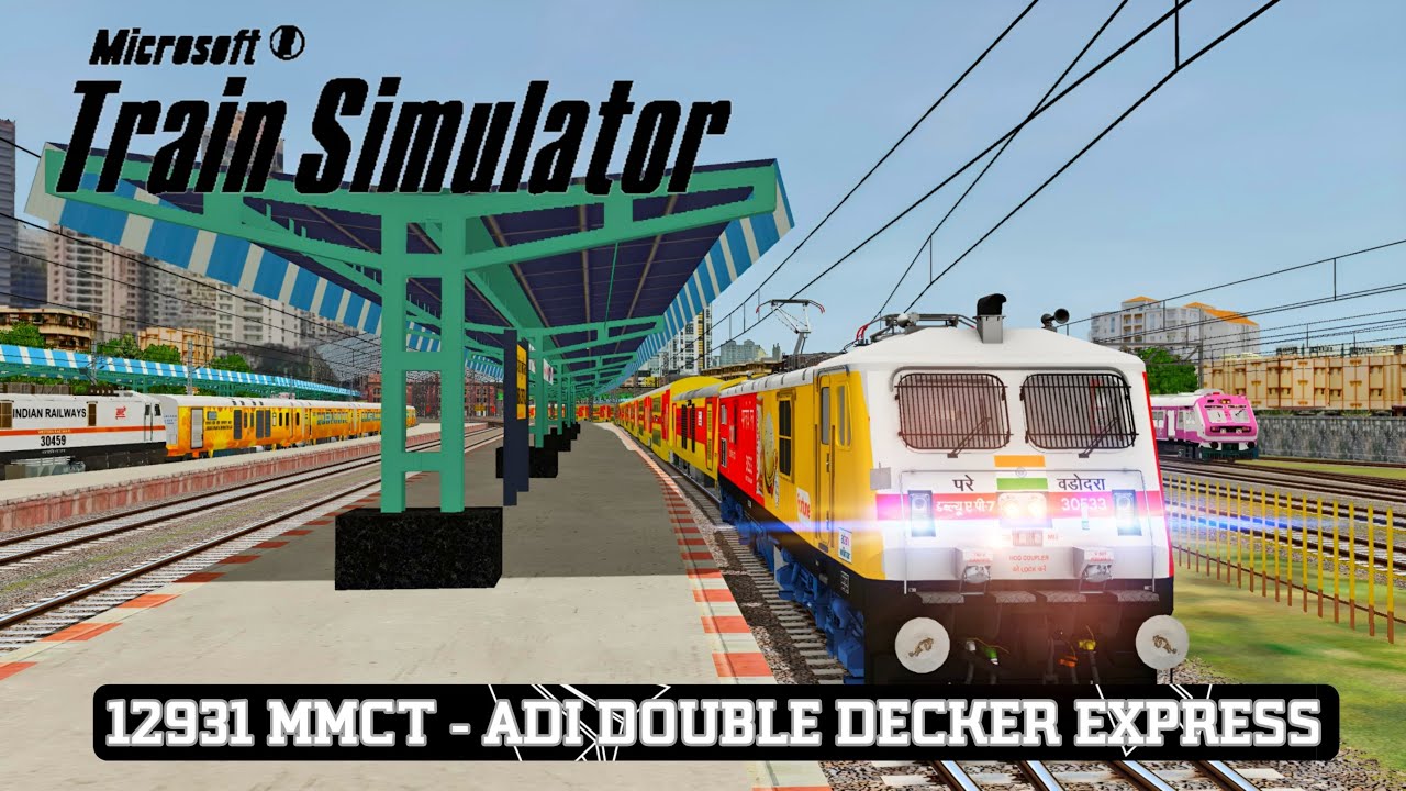 12931 MMCT - ADI DOUBLE DECKER EXPRESS || MSTS OPEN RAILS || FXB GAMING ...