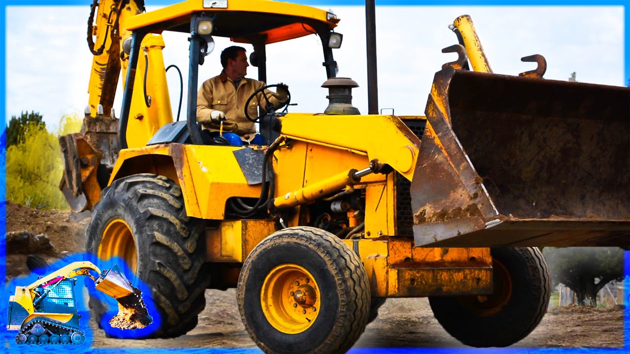 Construction Backhoe for Kids - YouTube
