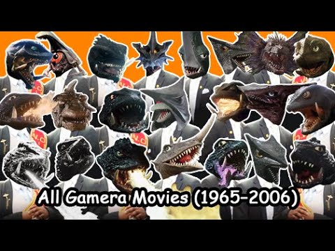 All Gamera Movies Compilation (1965 - 2006) - #CoffinDance Song Astronomia (Cover)