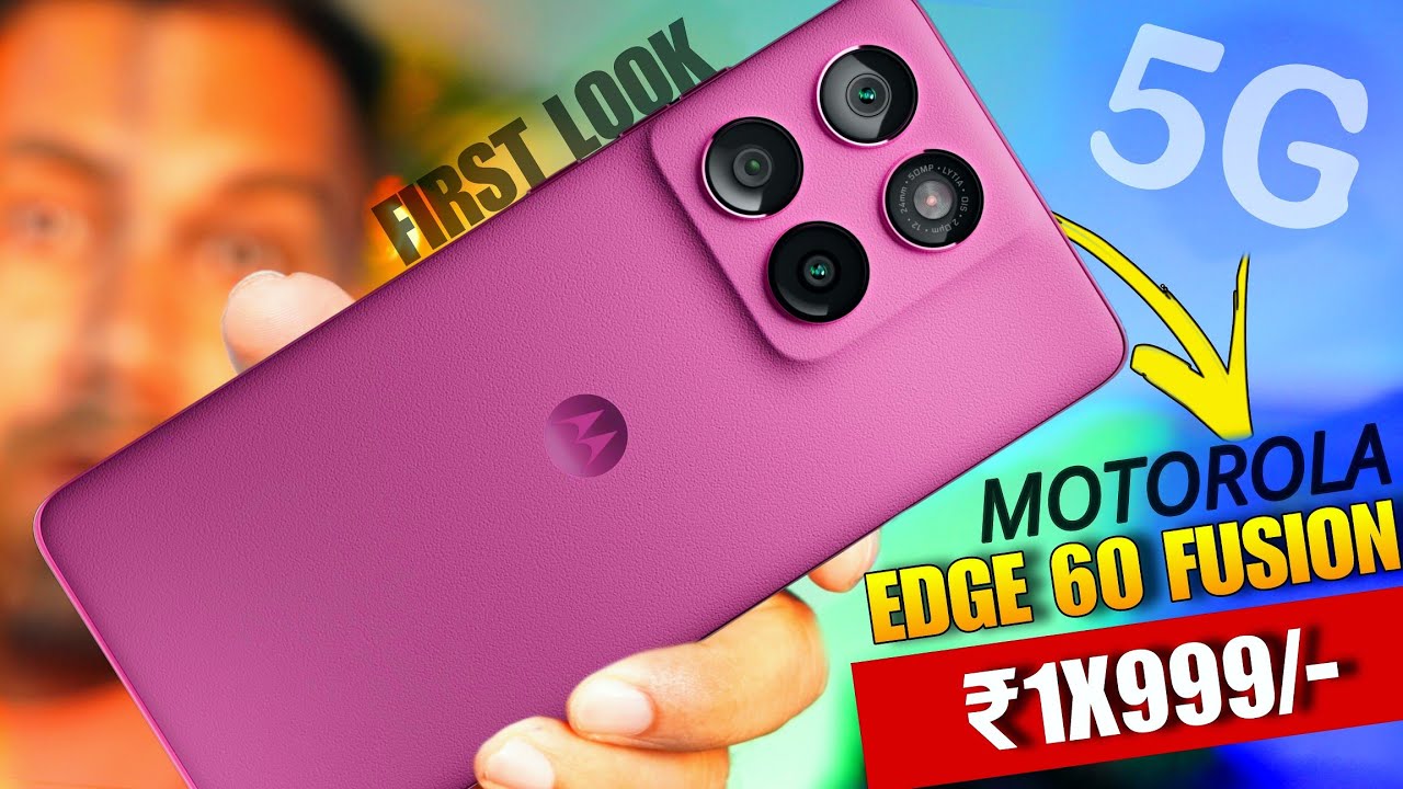 Moto Edge 60 Fusion 5G Officially is Here 🔥 - YouTube