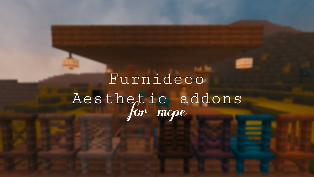 🍂aesthetic minecraft addons | furnideco addons latest for minecraft pe ...
