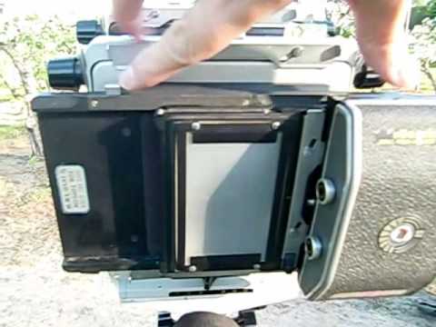 Toyo view camera with moveable 6x9 back - YouTube