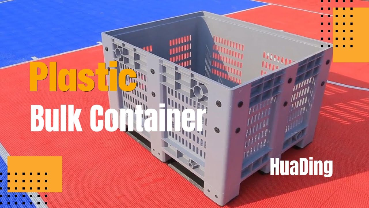Upgrade Your Storage: Stackable Plastic Bulk Containers - YouTube