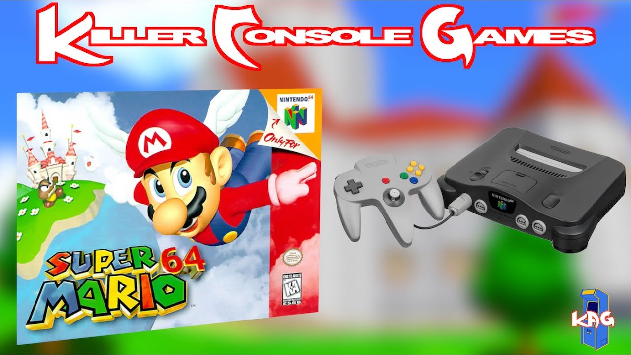 Killer Console Games! Super Mario 64 Gameplay | I LOVED this game as a ...
