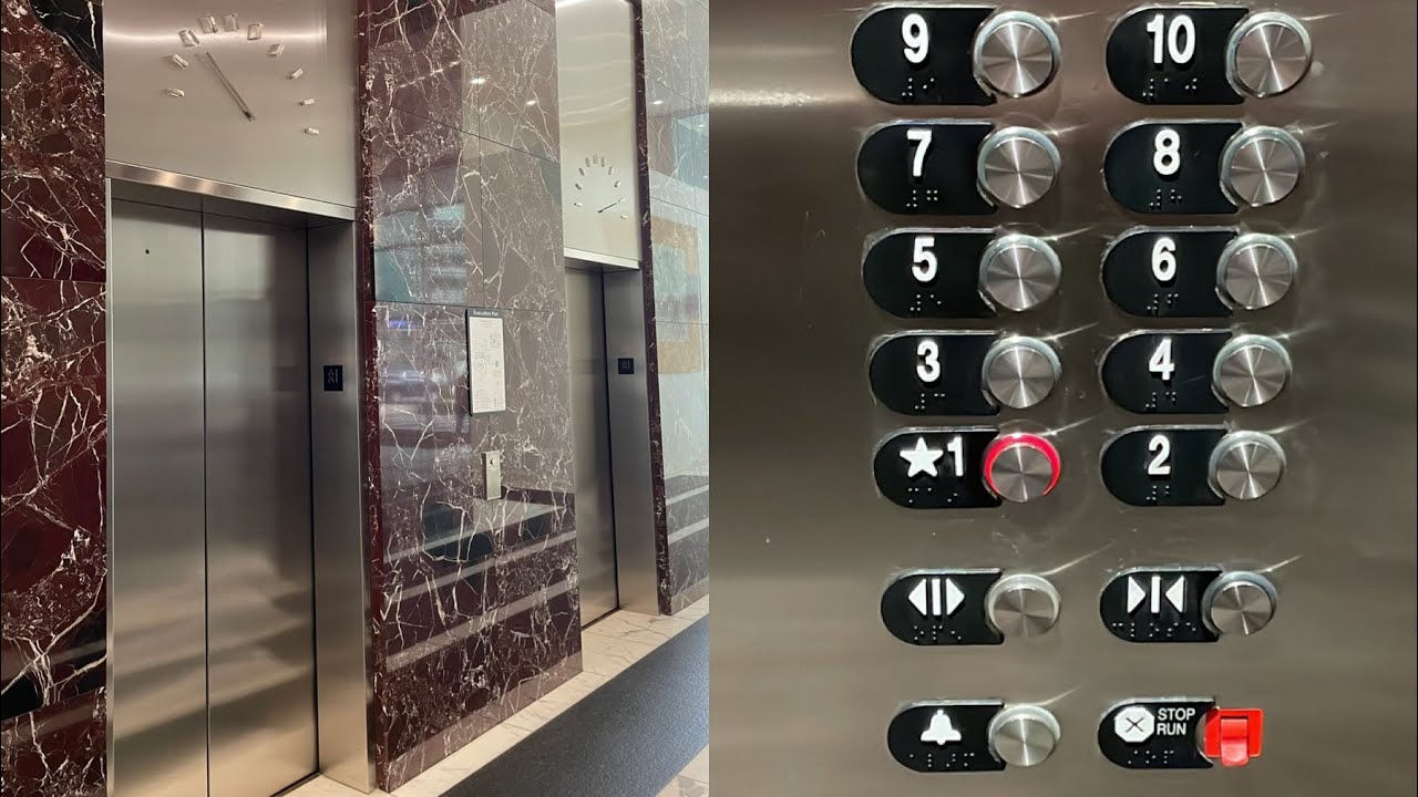 Nice Otis Traction Elevators @ One Kennedy Square - Detroit, MI. - YouTube