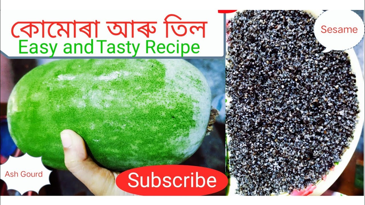Ash Gourd and Sesame seeds recipe 👍 - YouTube