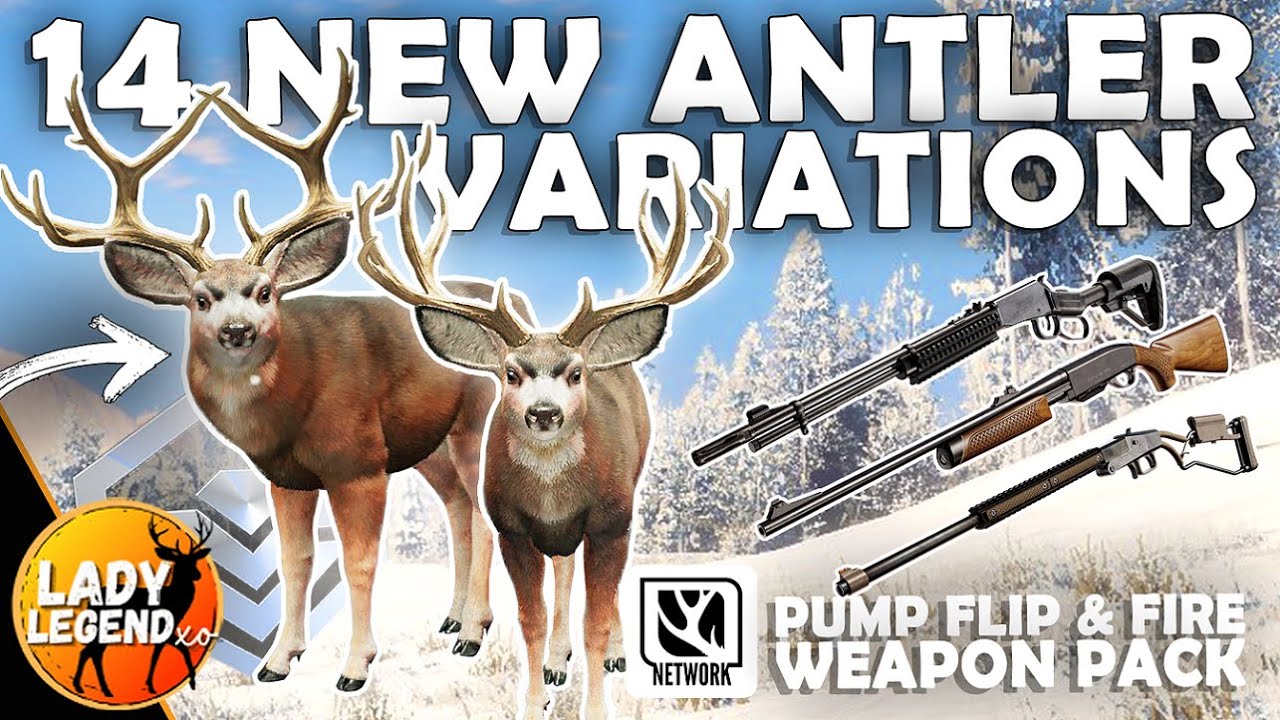 Hunting for 14 NEW ANTLER VARIATIONS with the PUMP FLIP and FIRE Pack ...