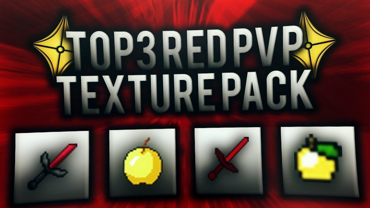 Minecraft Top 3 Texture Packs | RED PACKS | FPS BOOST - YouTube