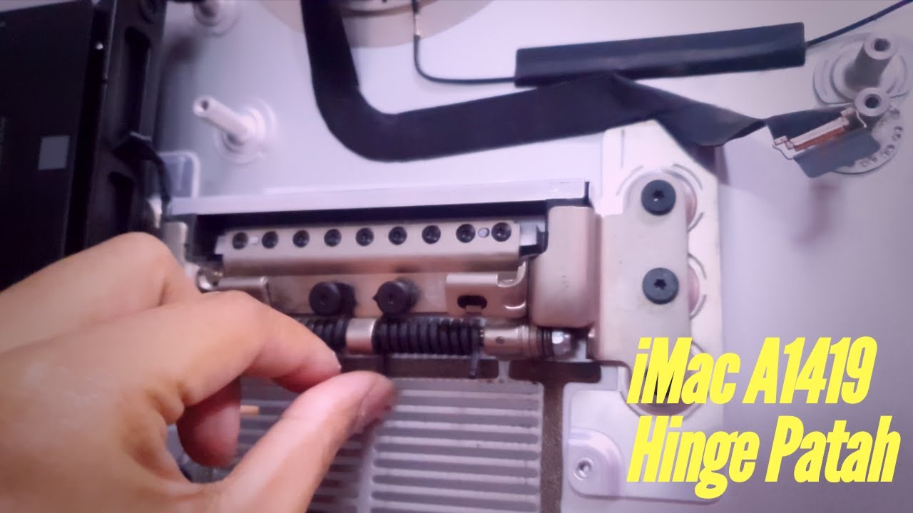 iMac 27 inch A1419 hinge patah, screen tak boleh adjust | okcsjb - YouTube