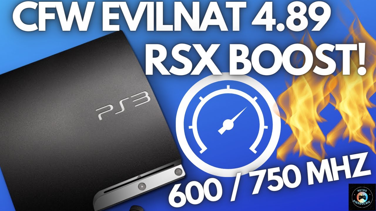 PS3 test podkręconego RSXa (600 / 750 Mhz) / CFW Evilnat 4.89 Overclock ...