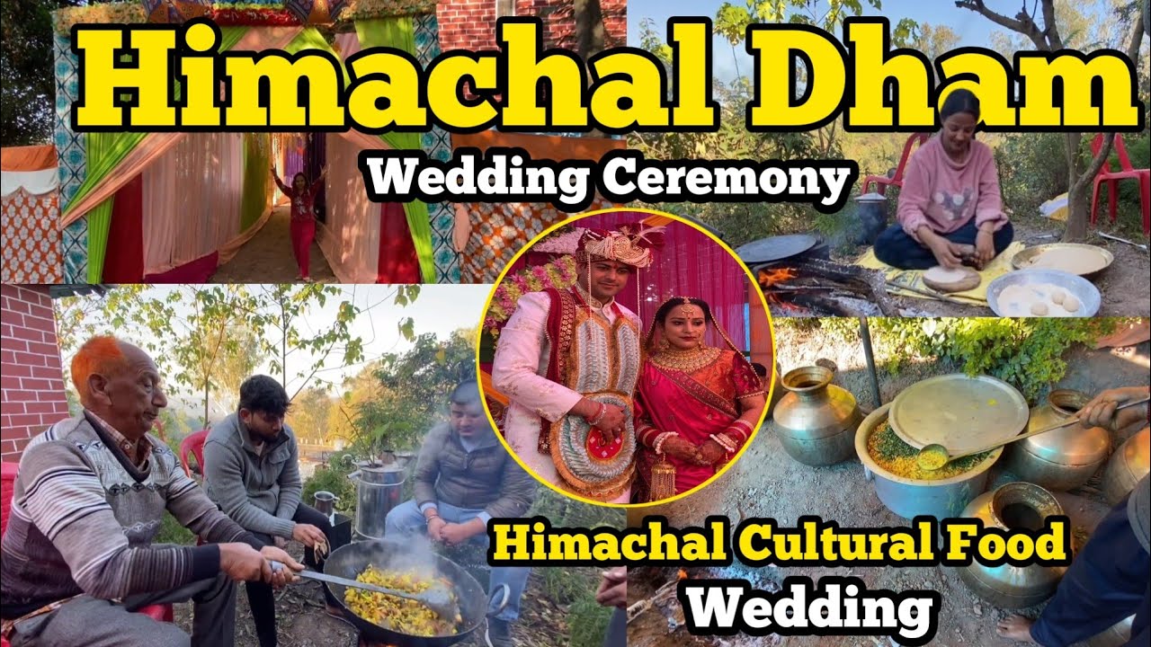 World's Famous traditional Himachali Dham | Mandyali Dham in Mandi ...